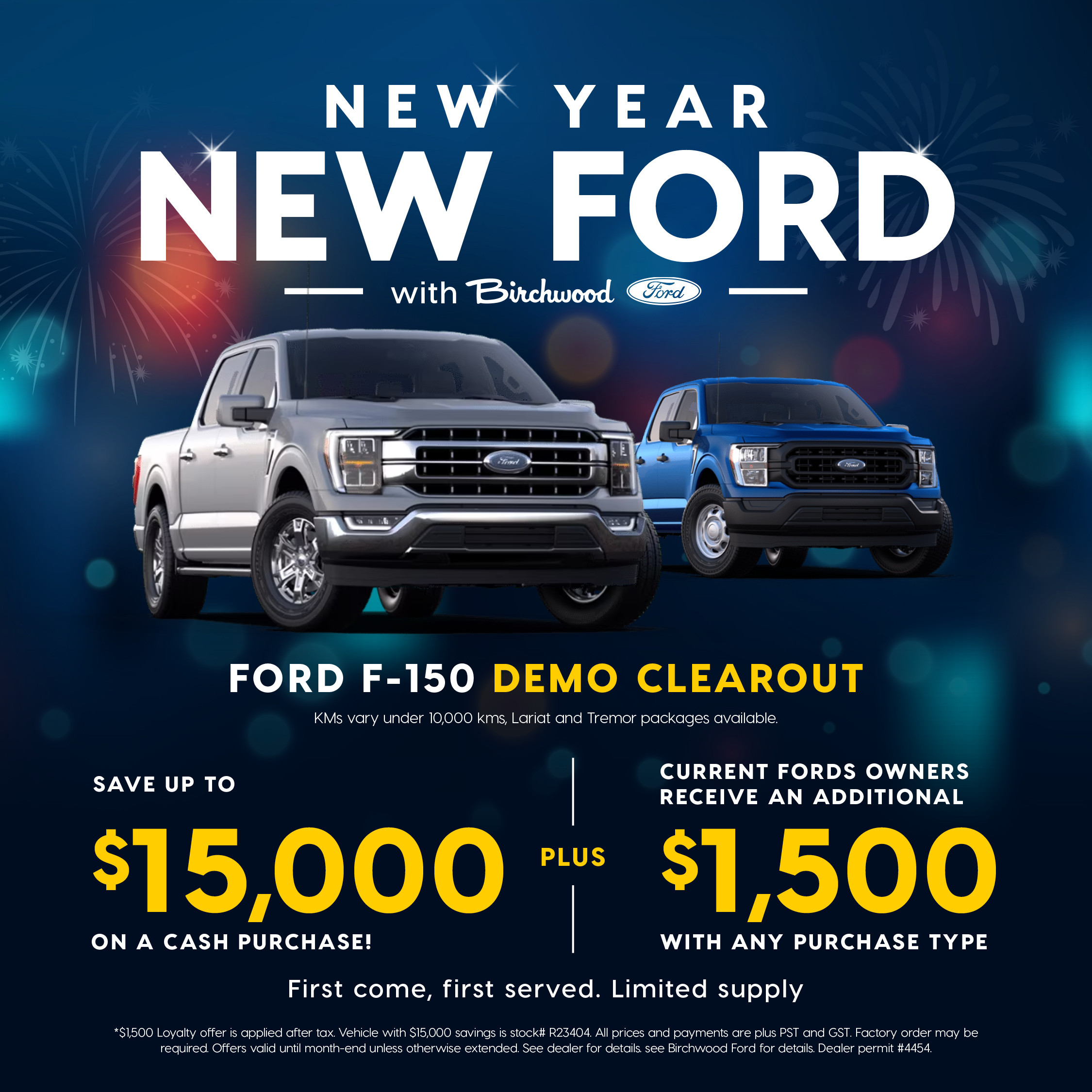 Monthly Vehicle Sales Offer | Birchwood Ford on Regent