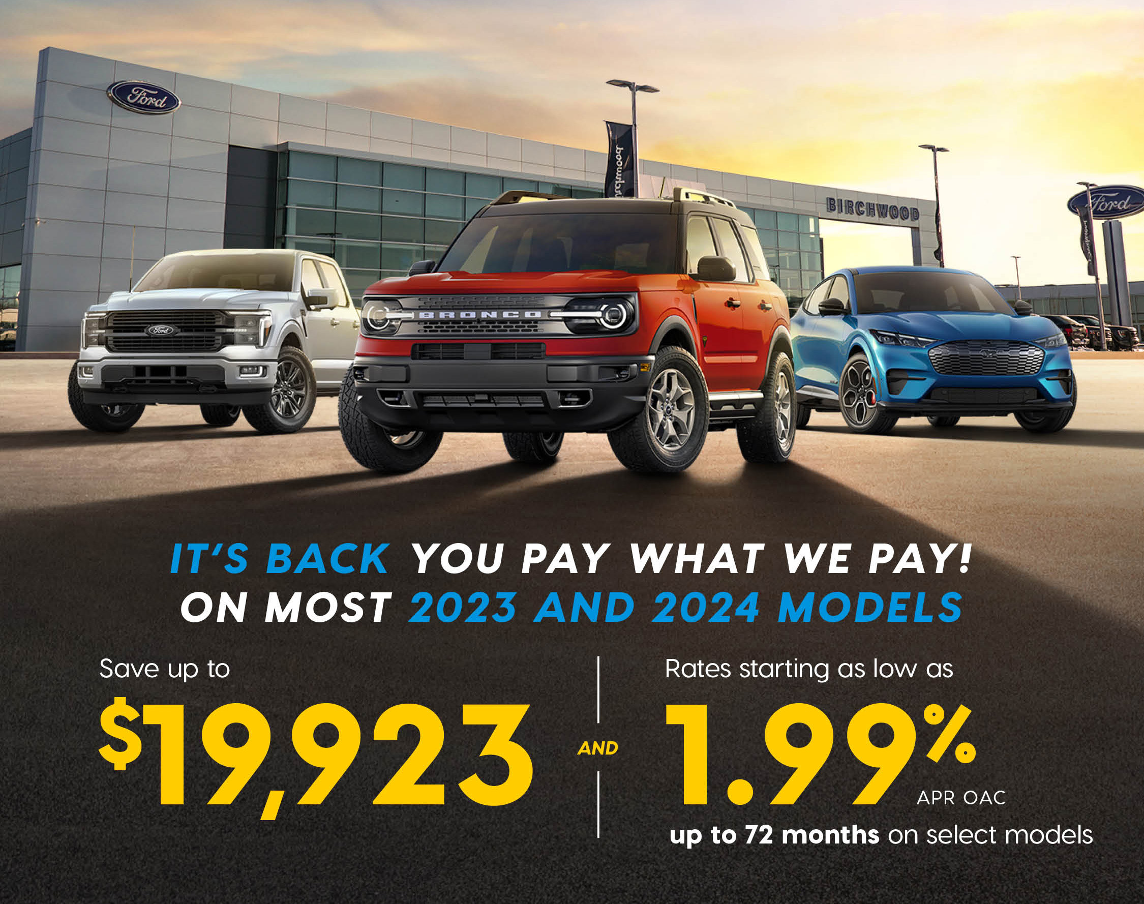 Monthly Vehicle Sales Offer | Birchwood Ford on Regent